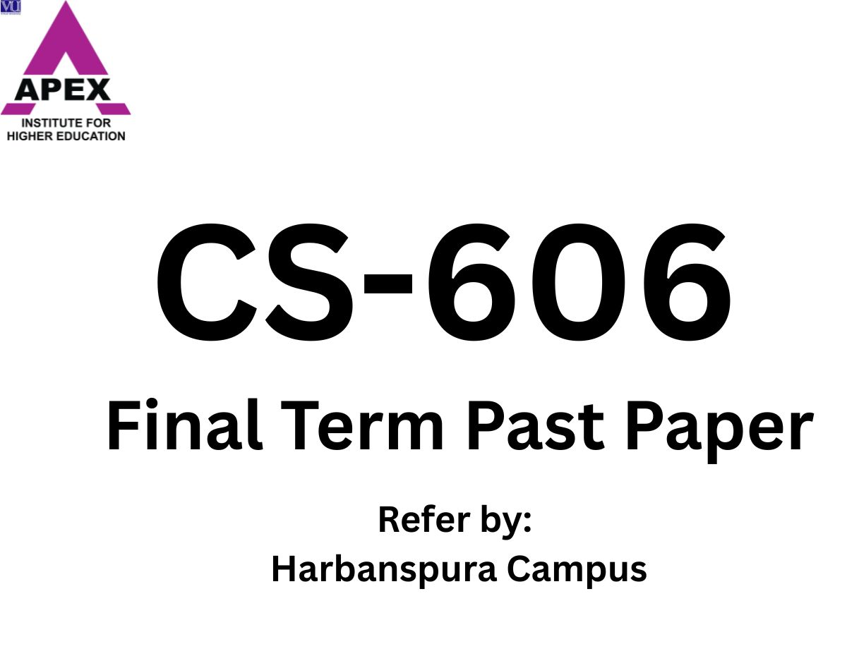 CS606 Final Term Past Papers