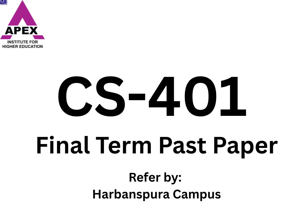 CS401 Final Term Past Papers