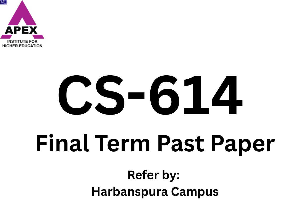 CS614 Final Term Past Papers