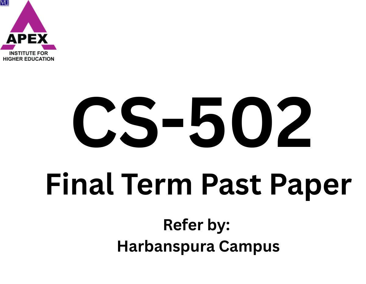 CS502 Final Term Past Papers